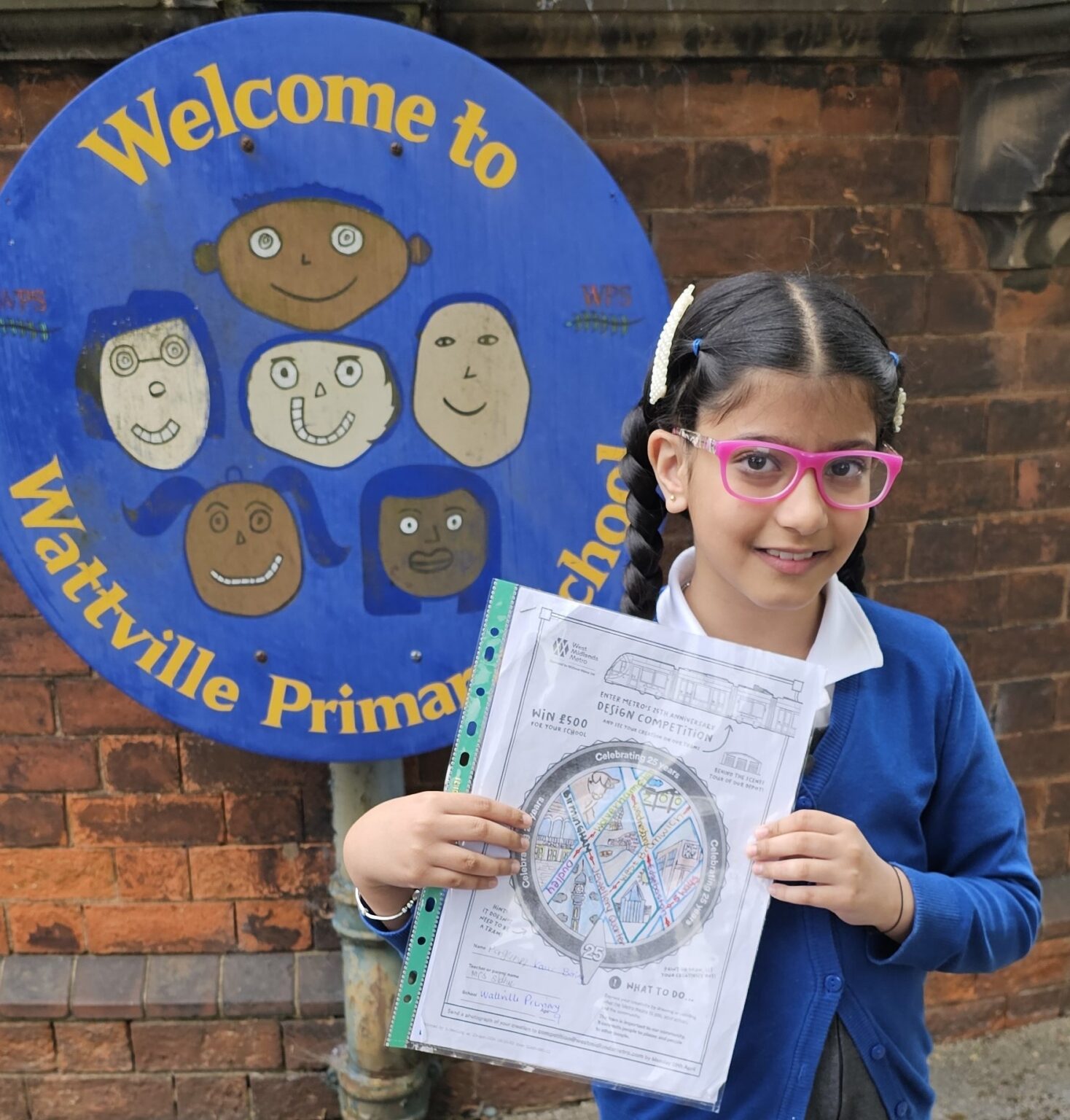 Artistic nine-year-old wins Metro's 25th anniversary design competition ...